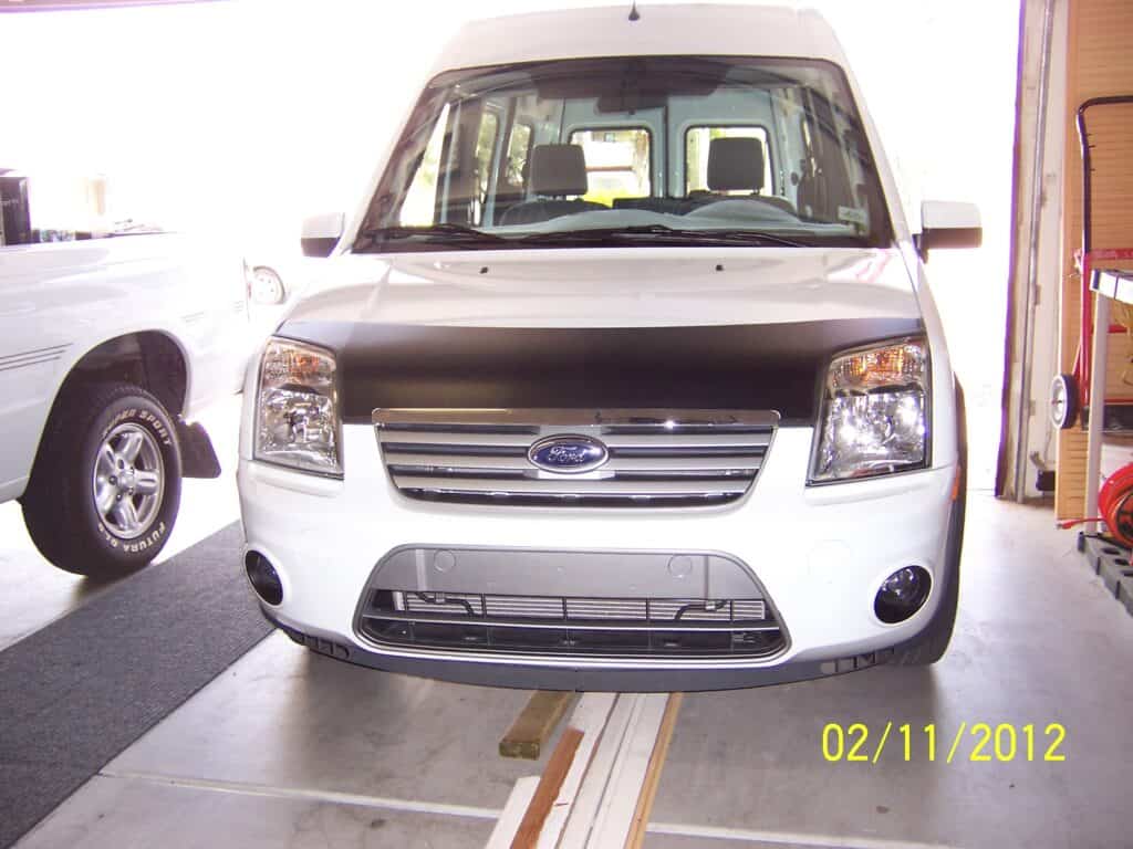 Awesome Magnetic Car Bra for Ford Transit Connect 2010-2013