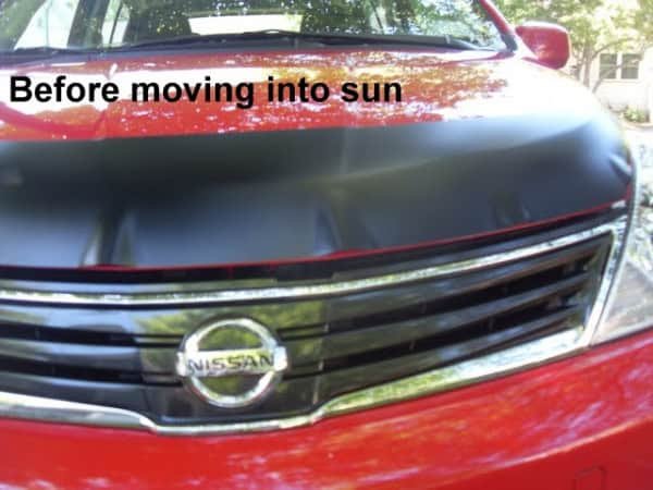 Improve your Car Bra installation Quick overview in pictures